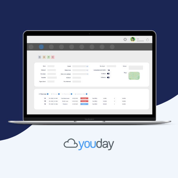 Logiciel CRM de Gestion des Membres | Youday